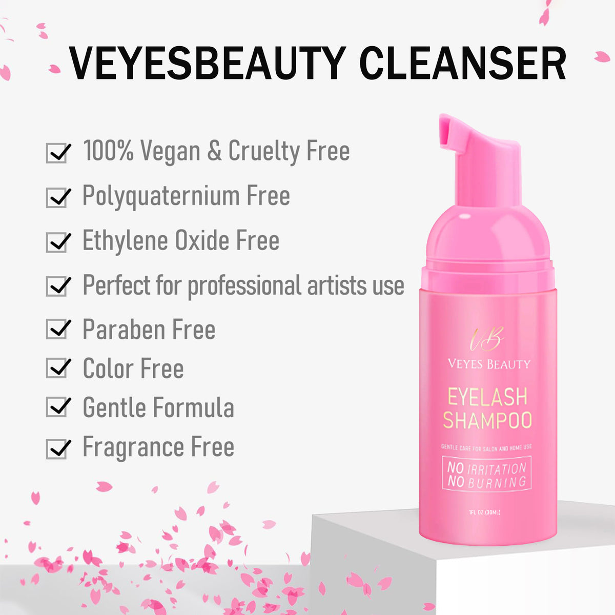 Lash Aftercare kit Individual eyelash Shampoo Kit Veyesbeauty – VeyesBeauty