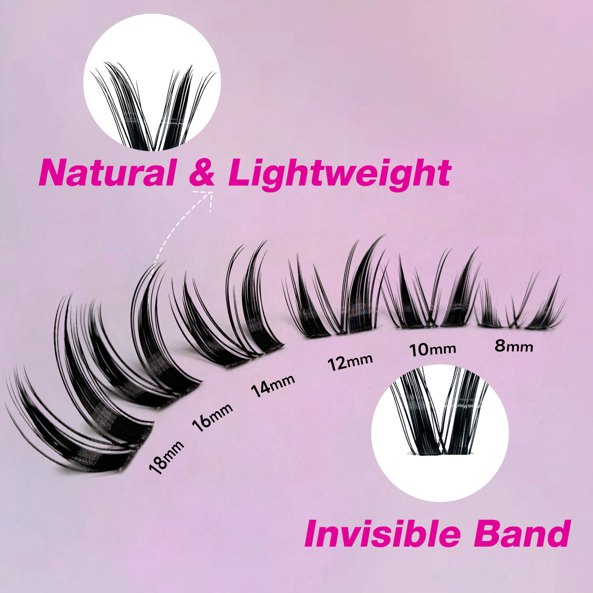 VeyesBeauty Bunny Cluster Lashes – Cute, Fluffy & Customizable DIY