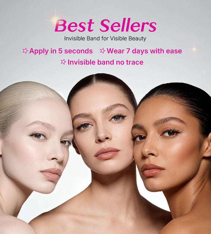 VeyesBeauty Invisible Band Lash | DIY Lash Extension Kit|Lash Clusters