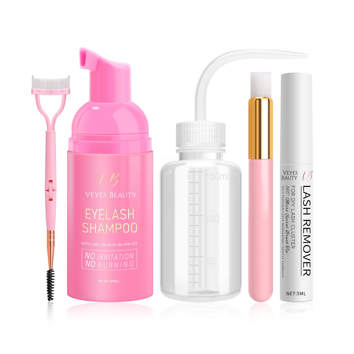 VeyesBeauty Luxury Aftercare Kit | Gentle Lash Cleanse & Care