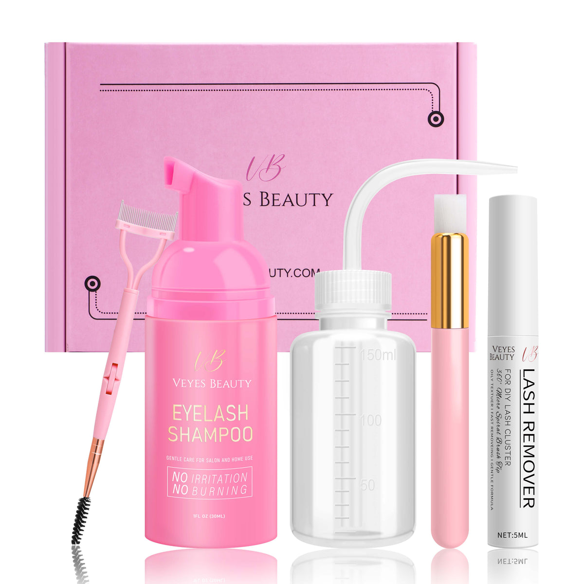 VeyesBeauty Luxury Aftercare Kit | Gentle Lash Cleanse & Care
